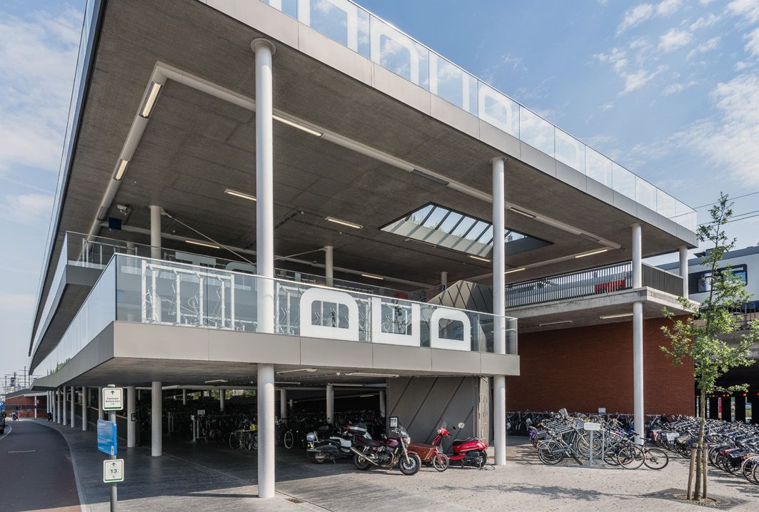 Fietsenstalling station Berchem - Infosteel